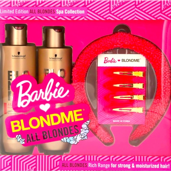 Hair | Limited Edition Schwarzkopf Barbie Blondeme Shampoo Conditioner ...